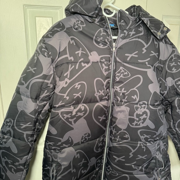 Royal Surge | Jackets & Coats | Royal Surge Emotions Heart Black Puffer ...